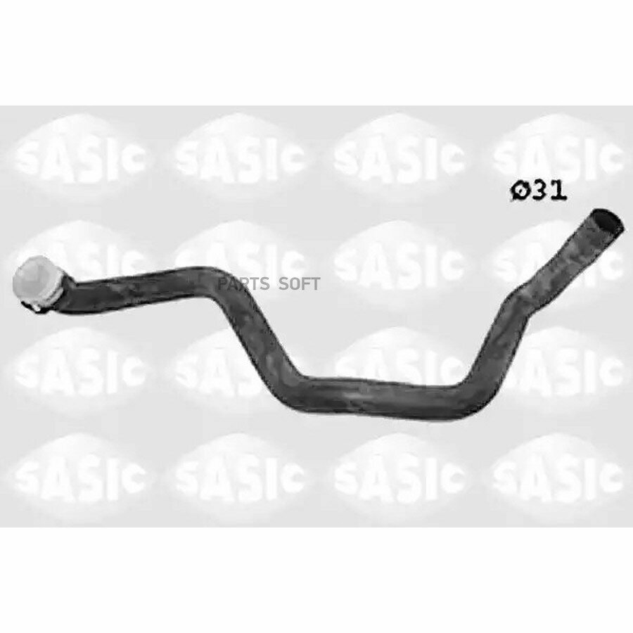 SASIC SWH0469 Патрубок радиатора нижний PEUGEOT 405 1.4-1.6-1.8