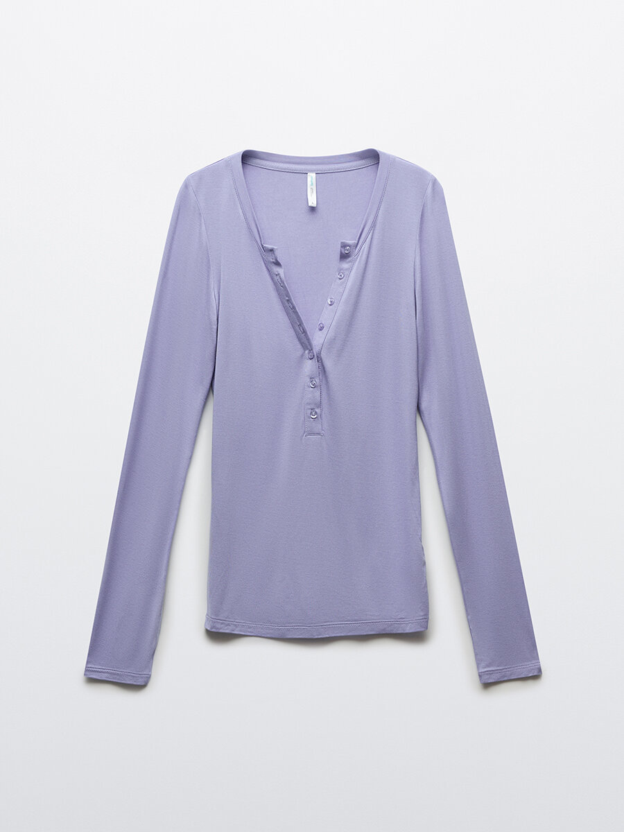 Блуза домашний вискозный на пуговицах