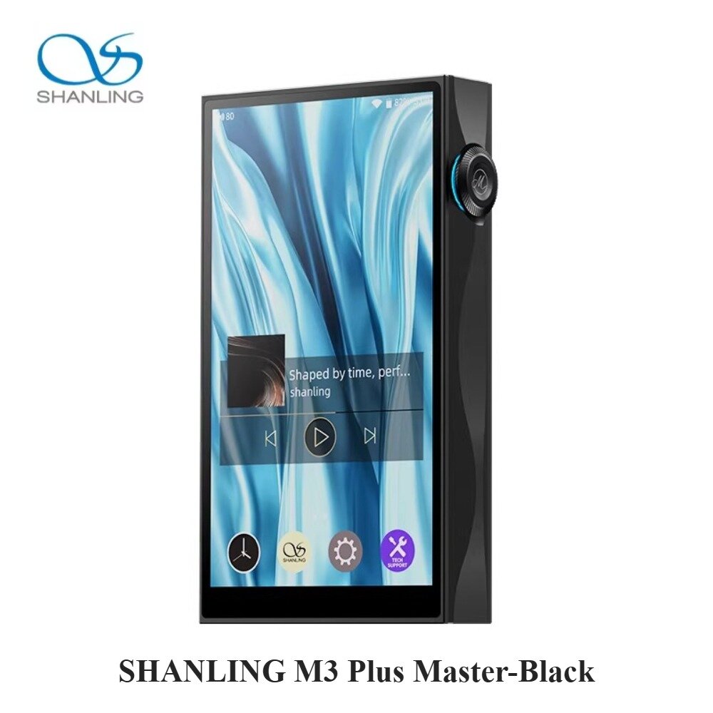 SHANLING M3 Plus Master Портативный музыкальный плеер hifi, 6 ГБ + 64 ГБ 4,7-дюймового MP3-плеера