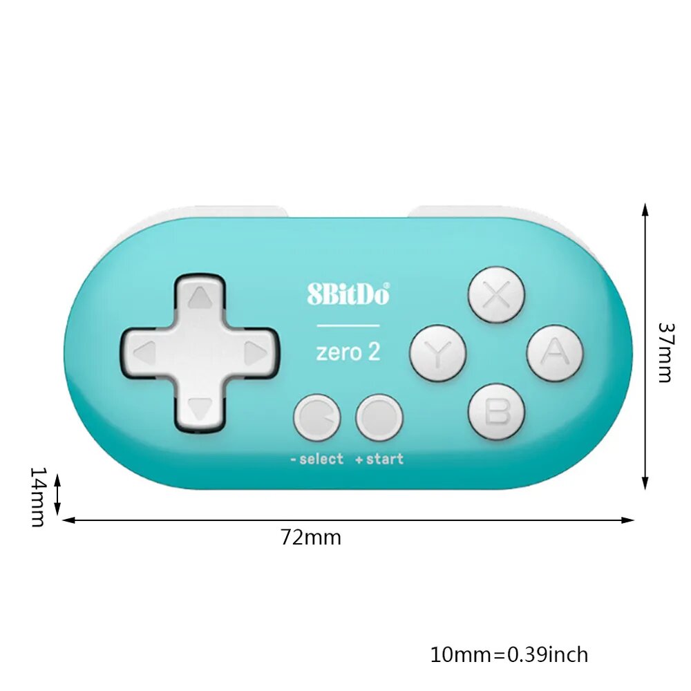 Мини Bluetooth геймпад для Switch/PC/телефона/TV Box, Зеленый — фото 1