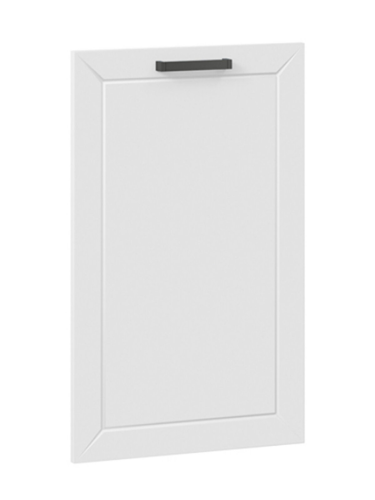 Фасад для посудомоечной машины 450 мм Ф-100 белый холст (Альфа) Huge Mebel. Ширина 600. Кухонные фасады