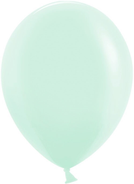 Воздушные шары латексные круглая Нежная мята макарунс 30 см 100 шт