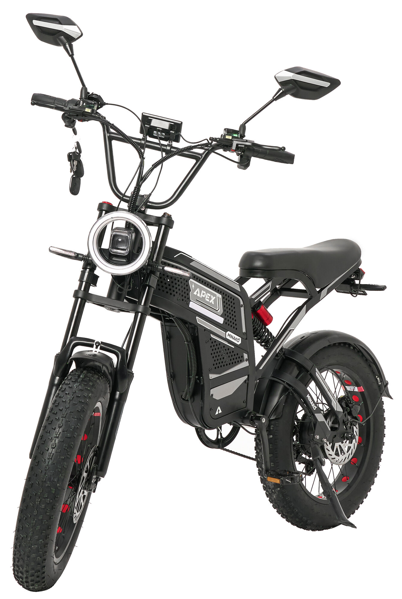 Электровелосипед Minako APEX (48V/20Ah) - Чёрный