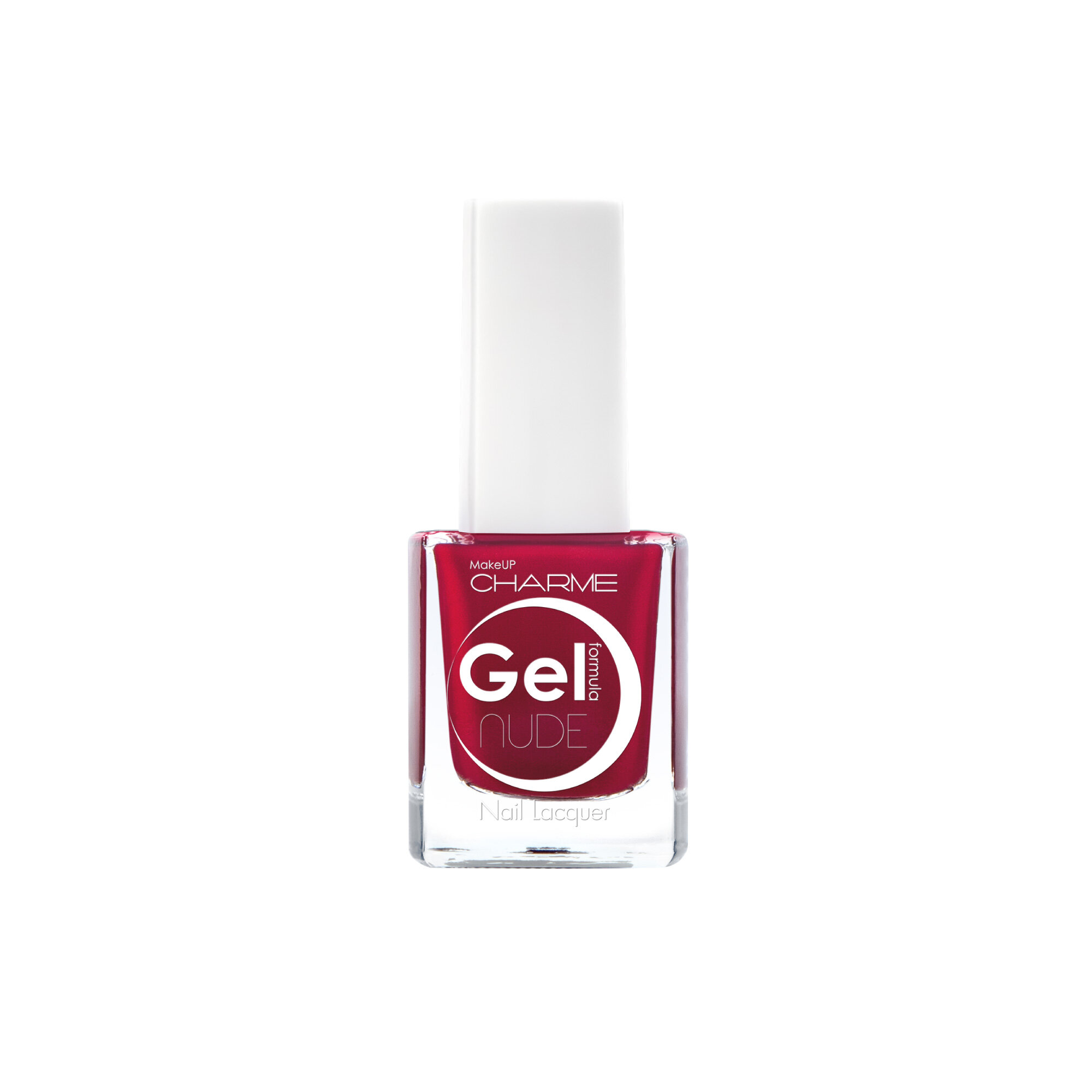 CHARME Лак для ногтей перламутровый 10 мл "Gel Nude" 211 Китайский красный