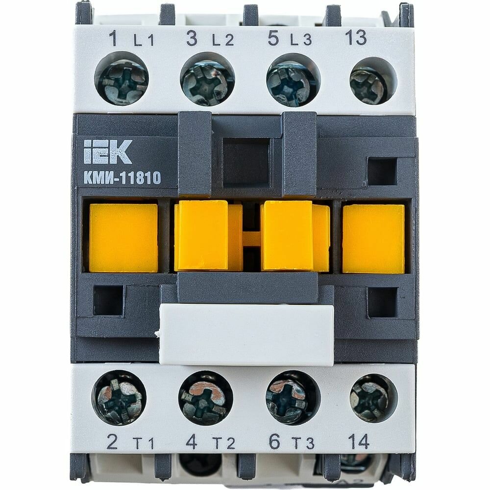 Контактор КМИ-11810 18А 400В/АС3 1НО KARAT IEK KKM11-018-400-10