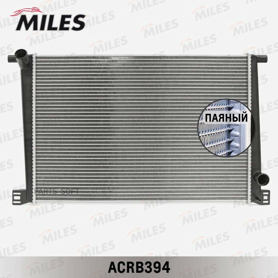 Радиатор MINI COOPER/ONE (07-12) 1.6 AMT паяный от официального дистрибьютора, MILES, артикул ACRB394