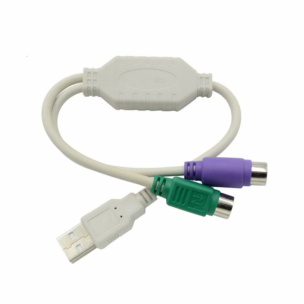 USB–PS/2-разветвитель для клавиатуры и мыши, 1pc