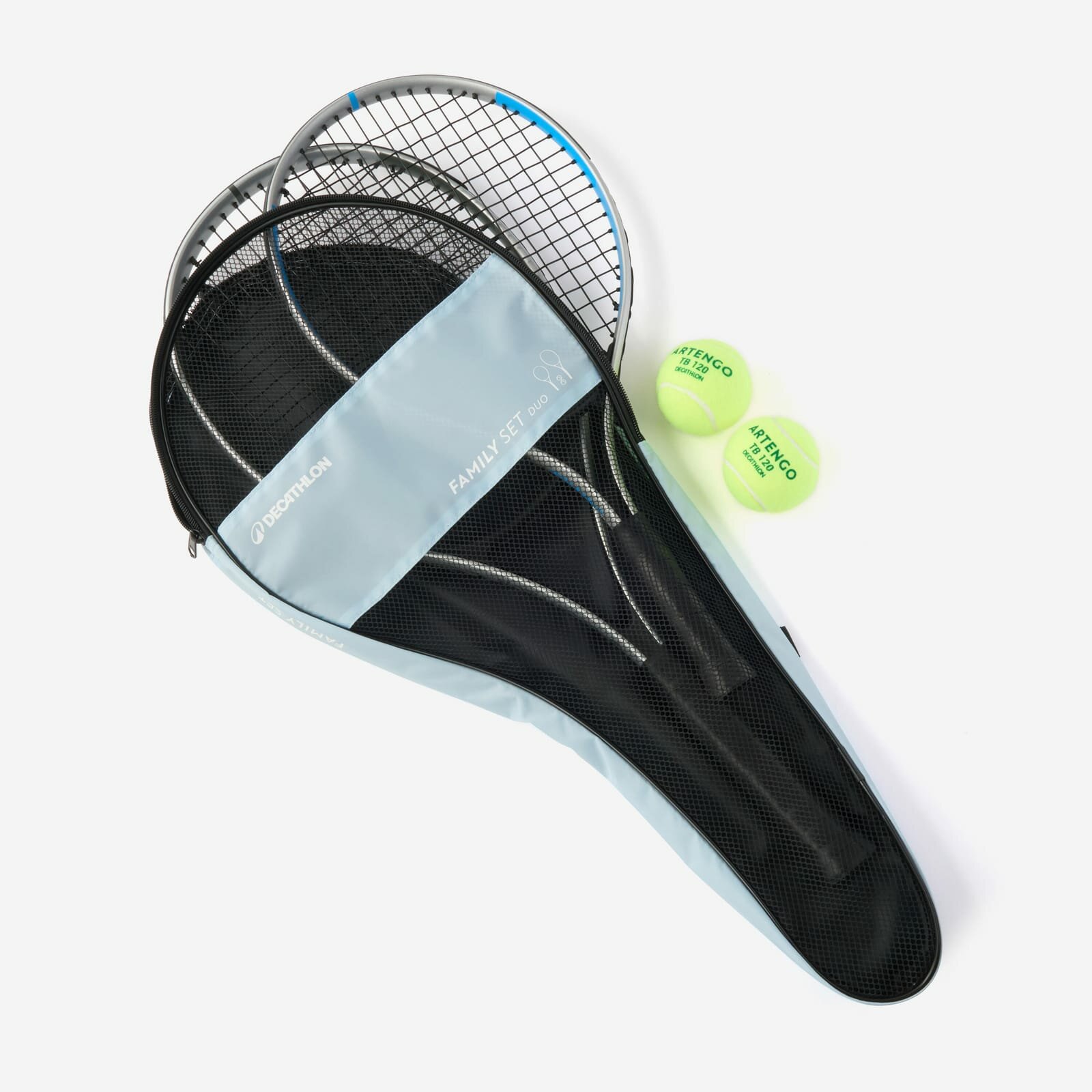 DECATHLON набор для большого тенниса Decathlon Essential, для взрослого и ребенка, синяя сталь