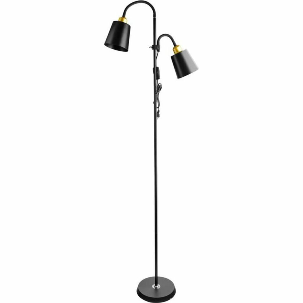 Светильник Ultraflash UF-404 C02 черн (напольн, торшер, цоколь Е27), 2274258