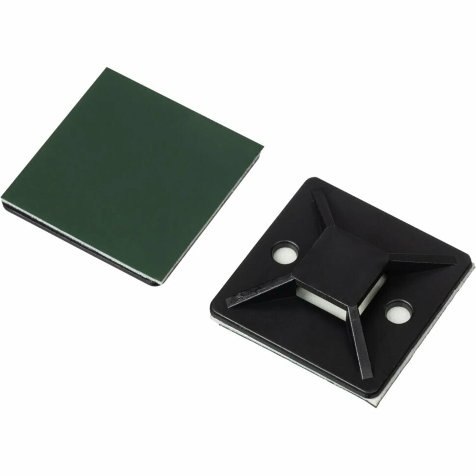 Площадка самоклеящаяся Bigtech BT-CTP-40-40-B, черный,40x40x8,5 мм,20 шт/уп, 2157536