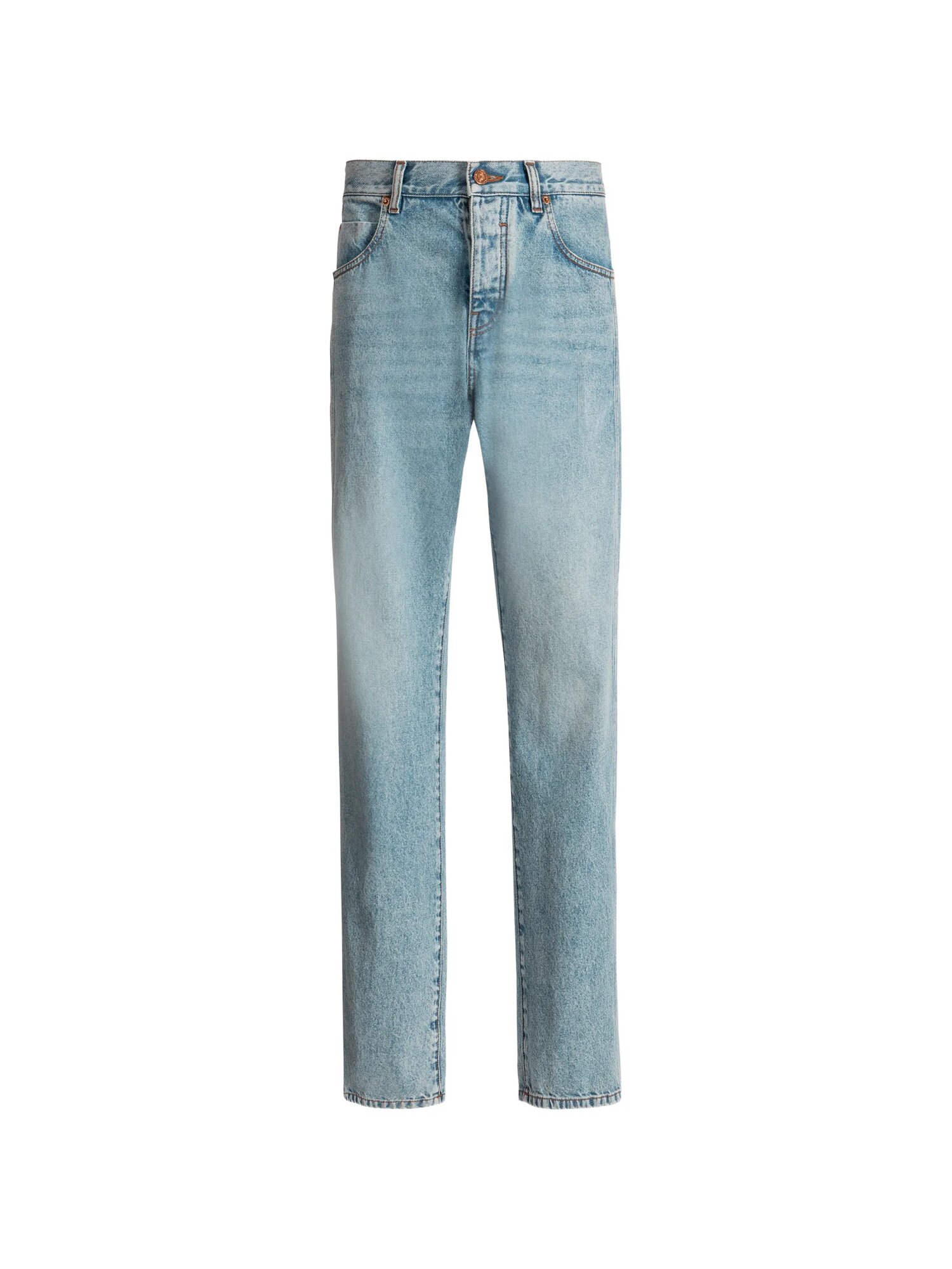 Джинсы Loose-fit jeans in light blue denim 