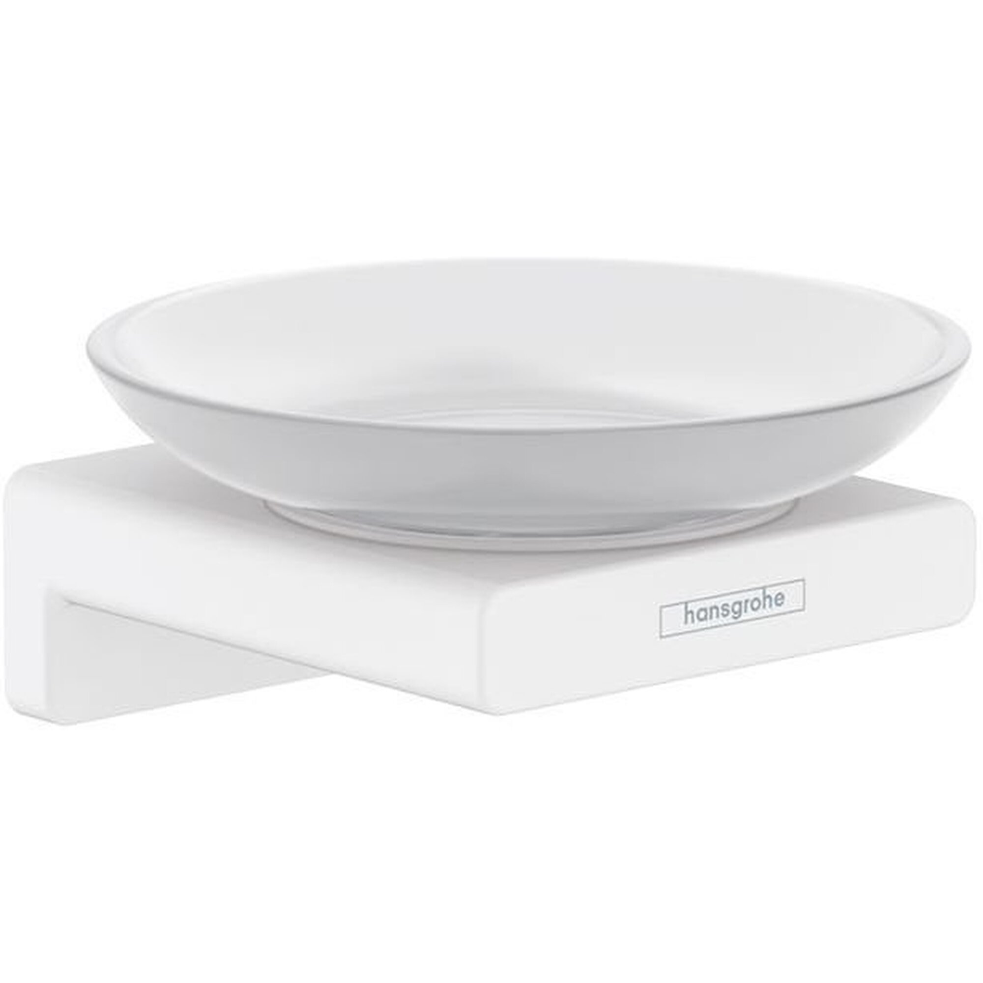 Мыльница Hansgrohe (Хансгрое) AddStoris, 41746700, Белый матовый