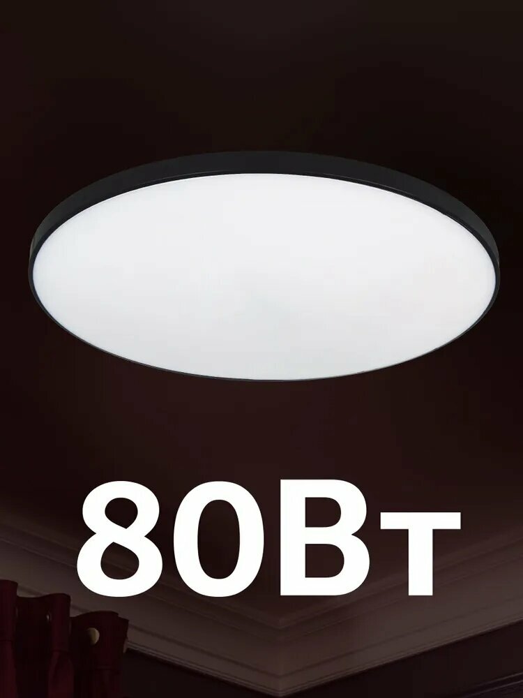 Люстра потолочная светодиодная Rivoli 80 ВТ LED 3000K-6500К, светильник на кухню, в детскую, в спальню