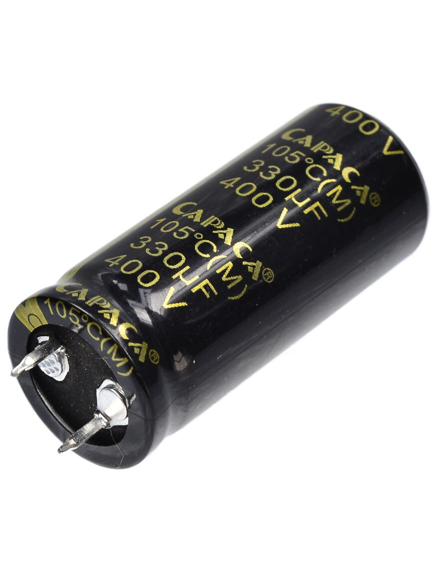 Конденсатор 330UF 400V D22х50 для сварочного инвертора ЗУБР СА-160