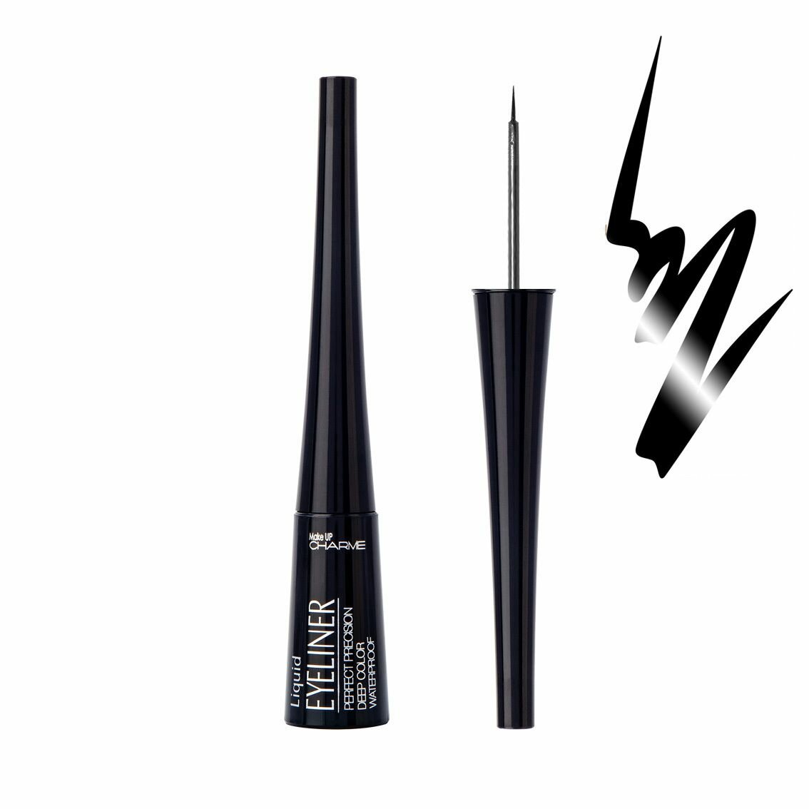 Charme Подводка для глаз водостойкая Deep Liner, Тон 110 Чёрная