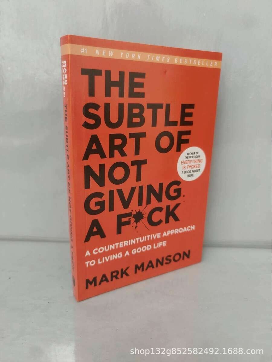 The Subtle Art of Not Giving a Fck，печатная книга переиздания