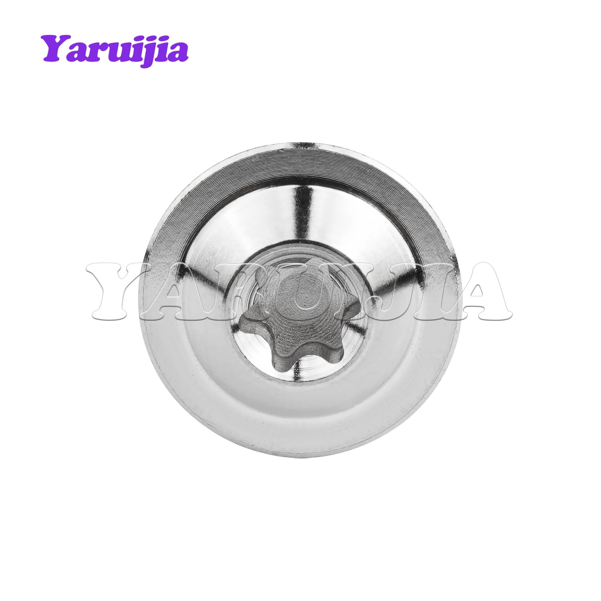 Yaruijia титановые болты M5/M6/M8 с головкой Torx для мотоцикла M5, Серебряный, Titanium, 35mm