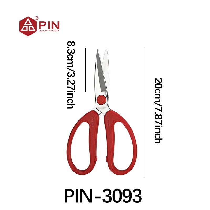 Швейные ножницы PIN из нержавеющей стали 19 см/20 см PIN-3093