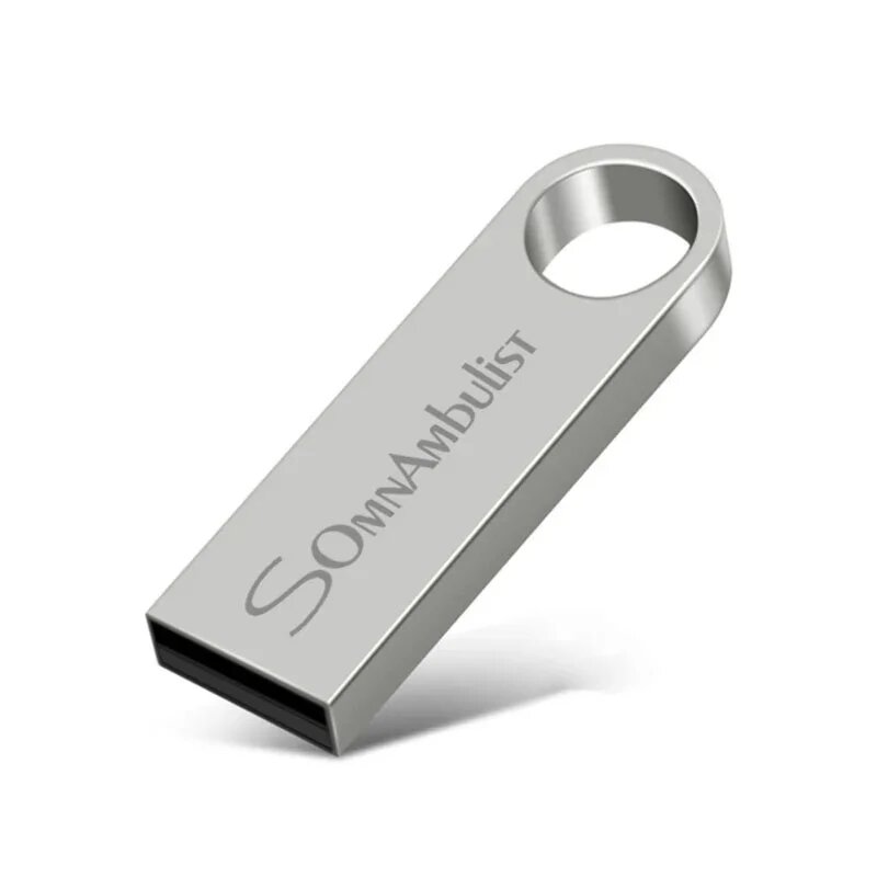 SomnAmbuList Pen Drive USB 2.0 16 GB, Серебряный, Silver