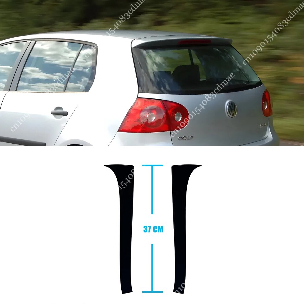 Черные боковые накладки на VW Golf 5 MK5, Model B