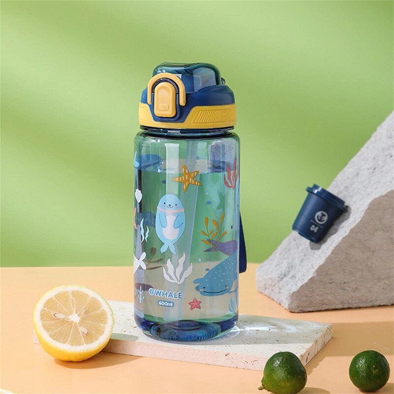 Мультяшная пластиковая бутылка 600 мл для детей A2 600ML