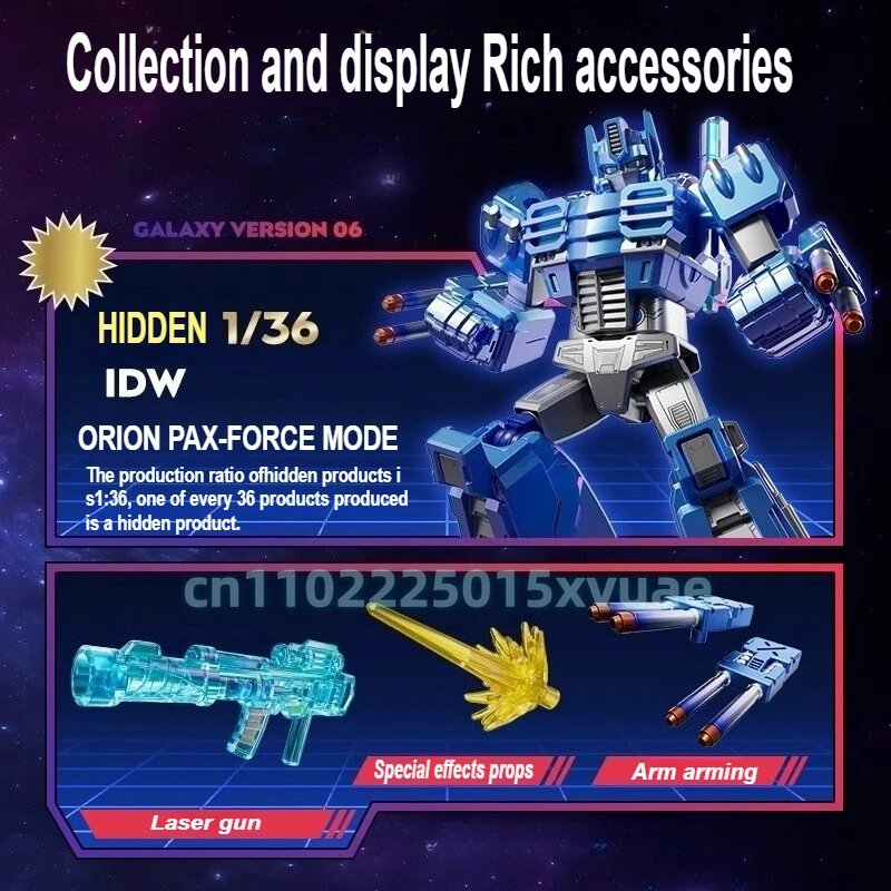 BLOKEES GALAXY VERSION 6 Трансформеры Optimus Prime Megatron Серый, Megatron — фото 1