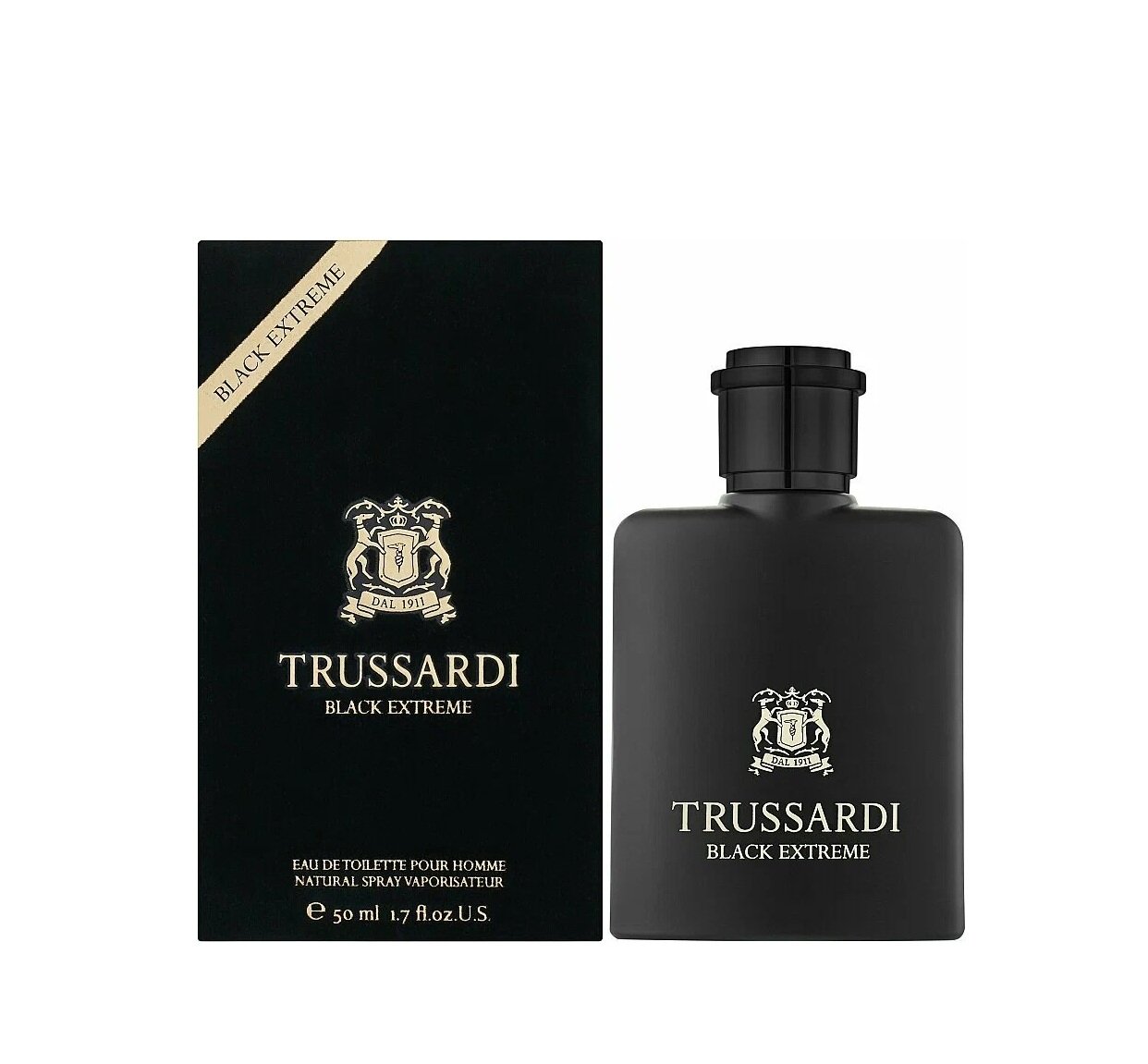 Trussardi Black Extreme 50 мл туалетная вода мужская, кожаные, древесные