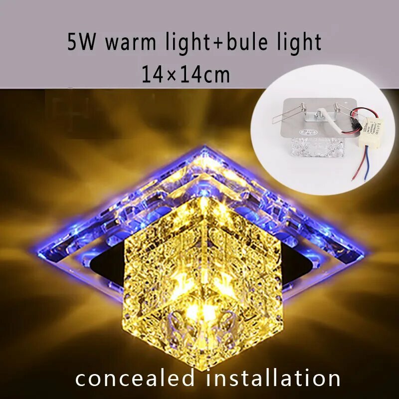 Потолочные светильники хрустальные LED 3Вт/5Вт