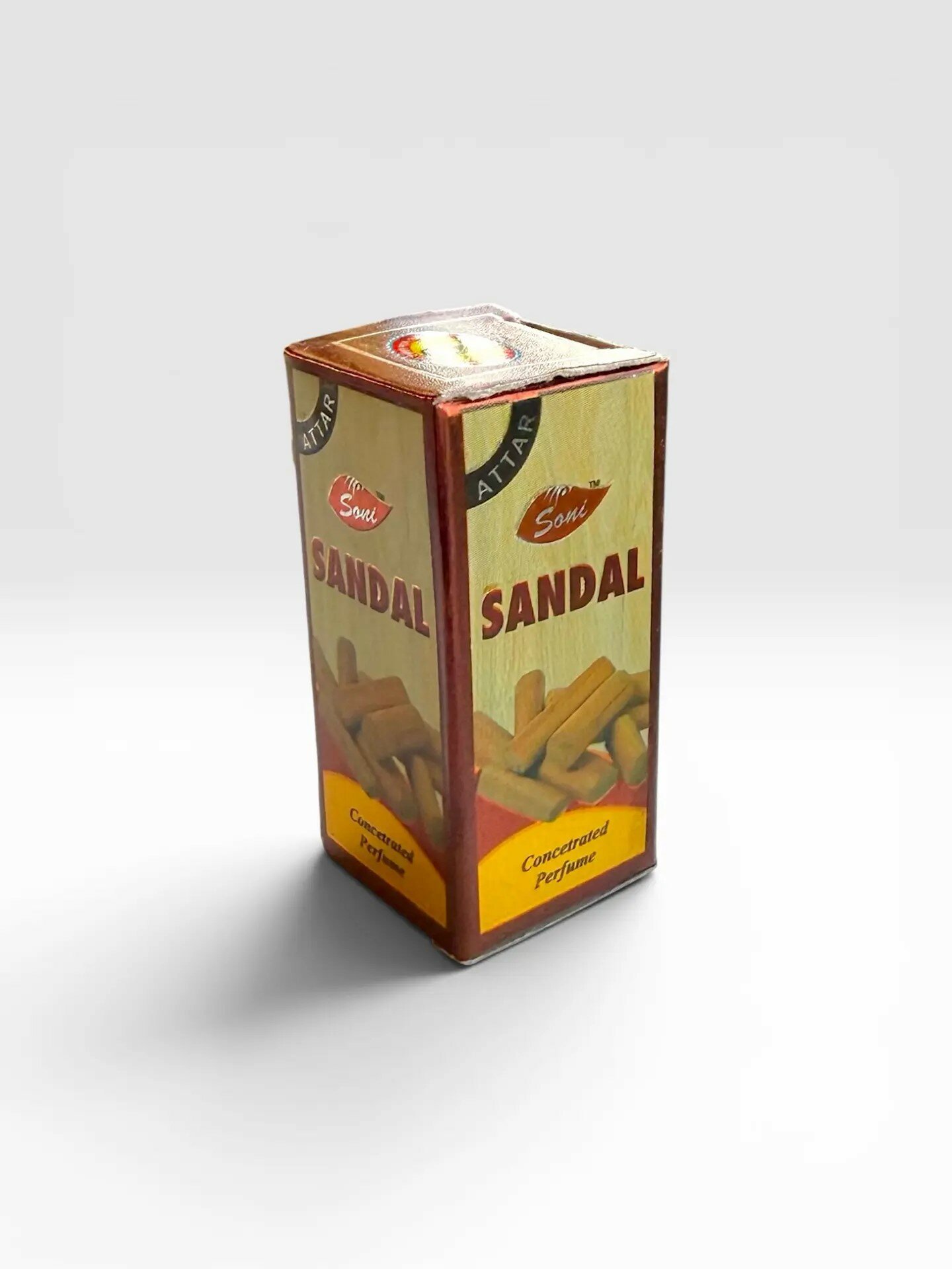 Attar SANDAL Fragrance, Soni Shah (сандал, Индийские масляные духи, Сони Шан), 3 мл.