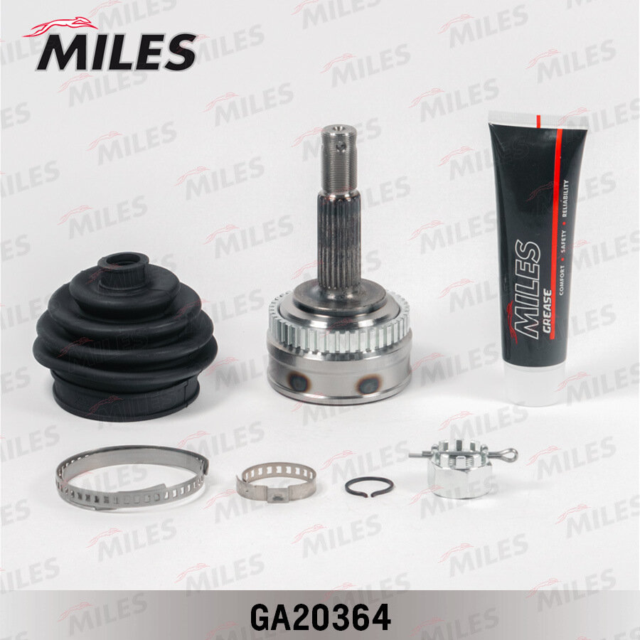MILES ШРУС наружный OPEL VECTRA 1.4/1.6 89-96 (с ABS) (GKN 302068) GA20364