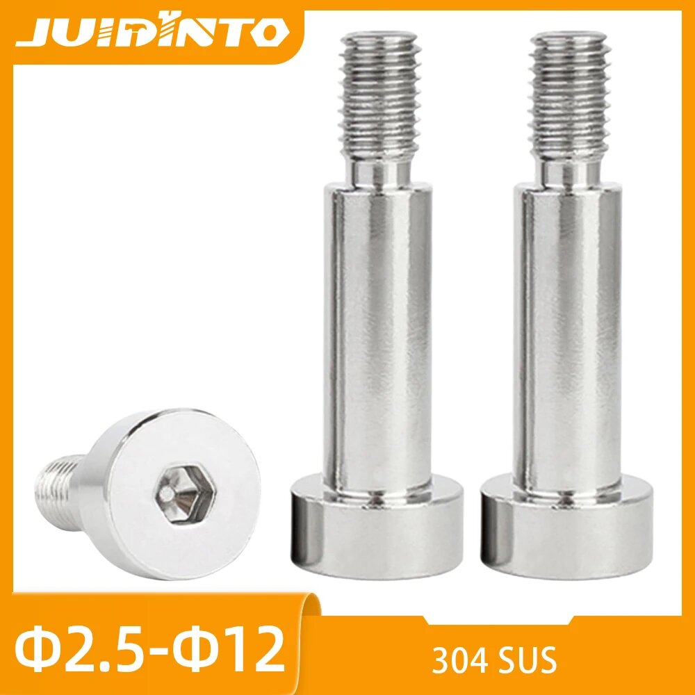 Винты JUIDINTO из нержавеющей стали 304 с шестигранной головкой M2-M10 M4(D5mm) 10PCS, 20mm