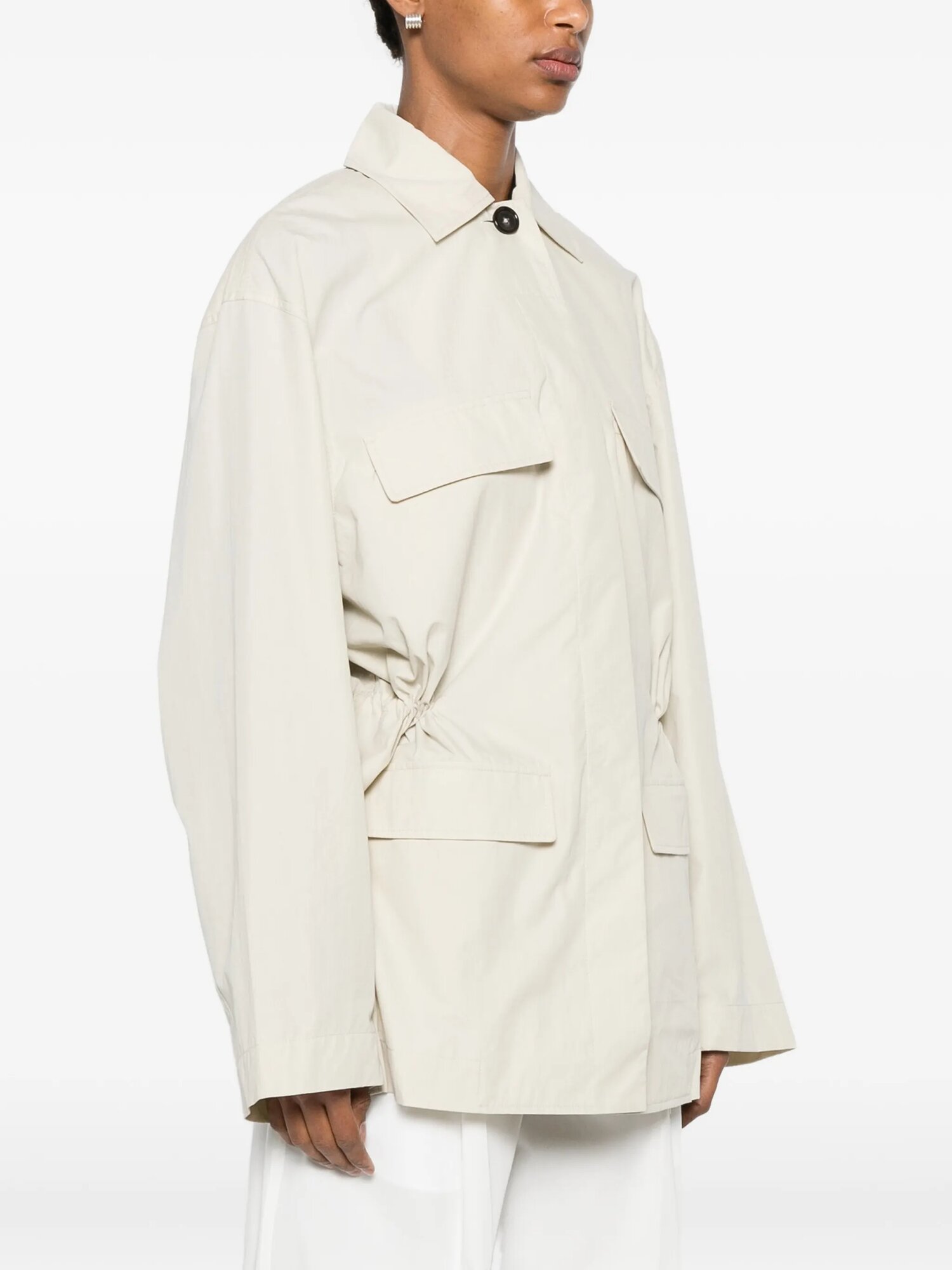 Пальто TOTEME Flap-pocket coat, размер 34, разноцветный — фото 1