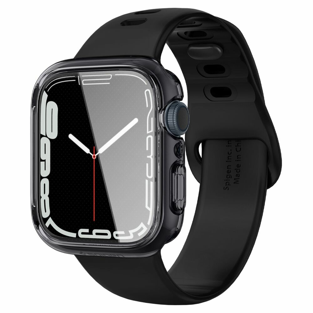 Чехол Spigen на Apple Watch (45 mm) (ACS04612) Ultra Hybrid 2 / Спиген для Эпл Вотч Противоударный, прозрачный, затемненный