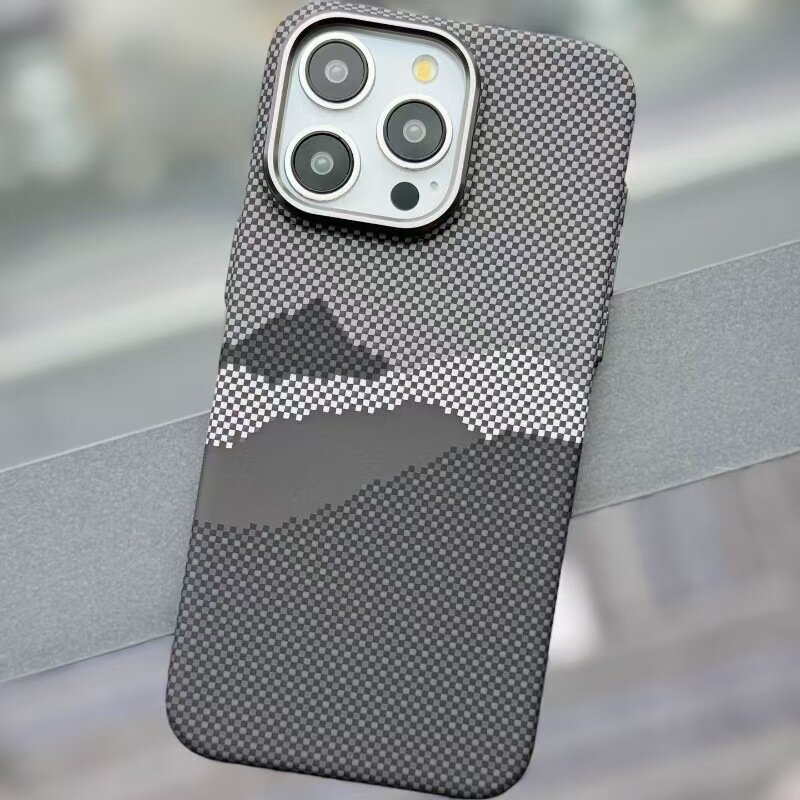 Противоударный чехол Pitaka Military-Grade Protective Case для iPhone 16 Pro Max - Высокогорный черный