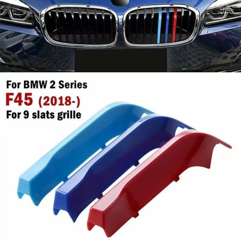 Бизитех ® Спортивные клипсы для гриля для BMW 2 серии F45 F46 9-лучевые M Стиль Великобритания