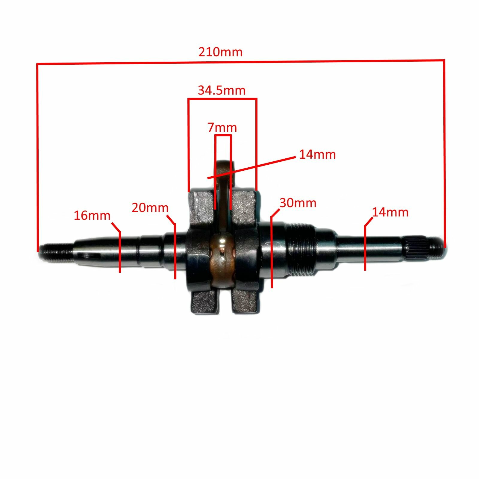 Коленвал Suzuki Lets 50cm3 SEE