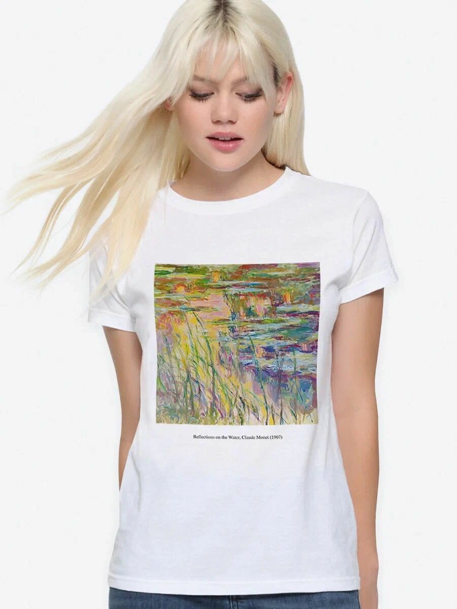 Футболка Dream Shirts Клод Моне - Отражение облаков на пруду
