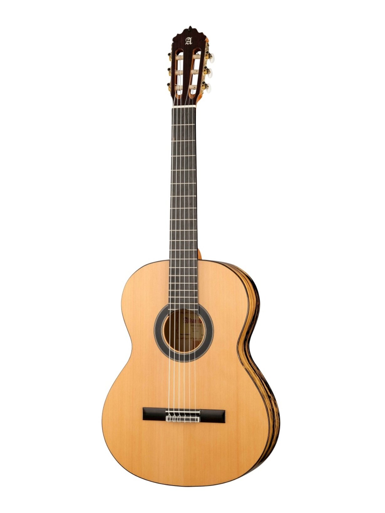 8.891V Classical Conservatory 6 White Ebony Классическая гитара, Alhambra