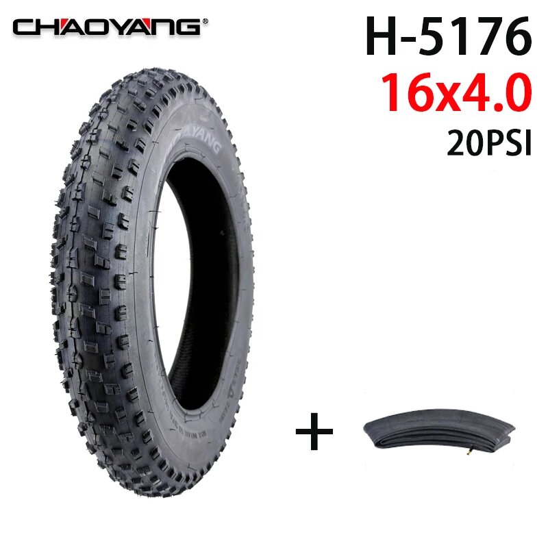 CHAOYANG шины 16x4.0 для трицикла Черный, 16x4.0 tire and tube