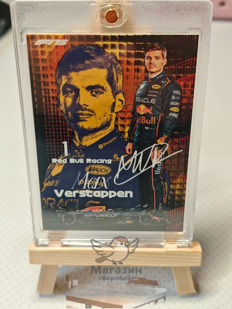 Коллекционная карточка F1 TOPPS Red Bull Racing Verstappen