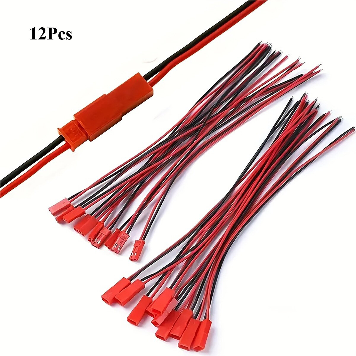 Соединительные провода 8GM46512XG, с 2-контактным разъемом, 12 шт, 15см