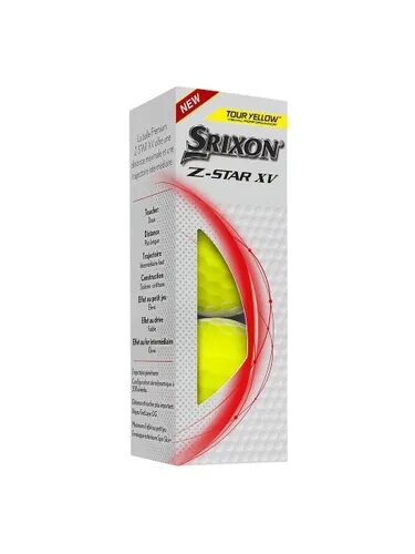 Мяч для гольфа Srixon Z-STAR XV YELLOW (3 мяча)