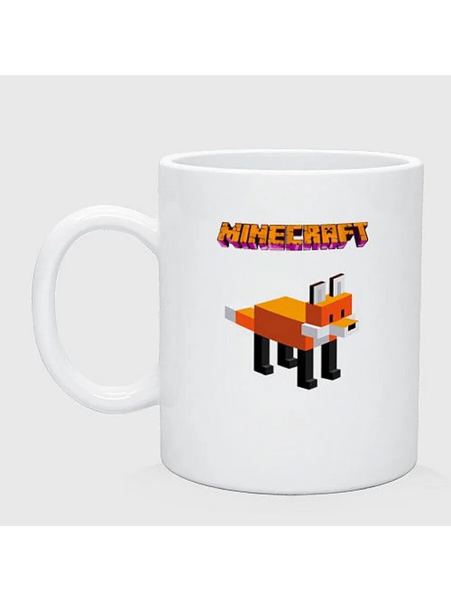 Minecraft - лиса кружка