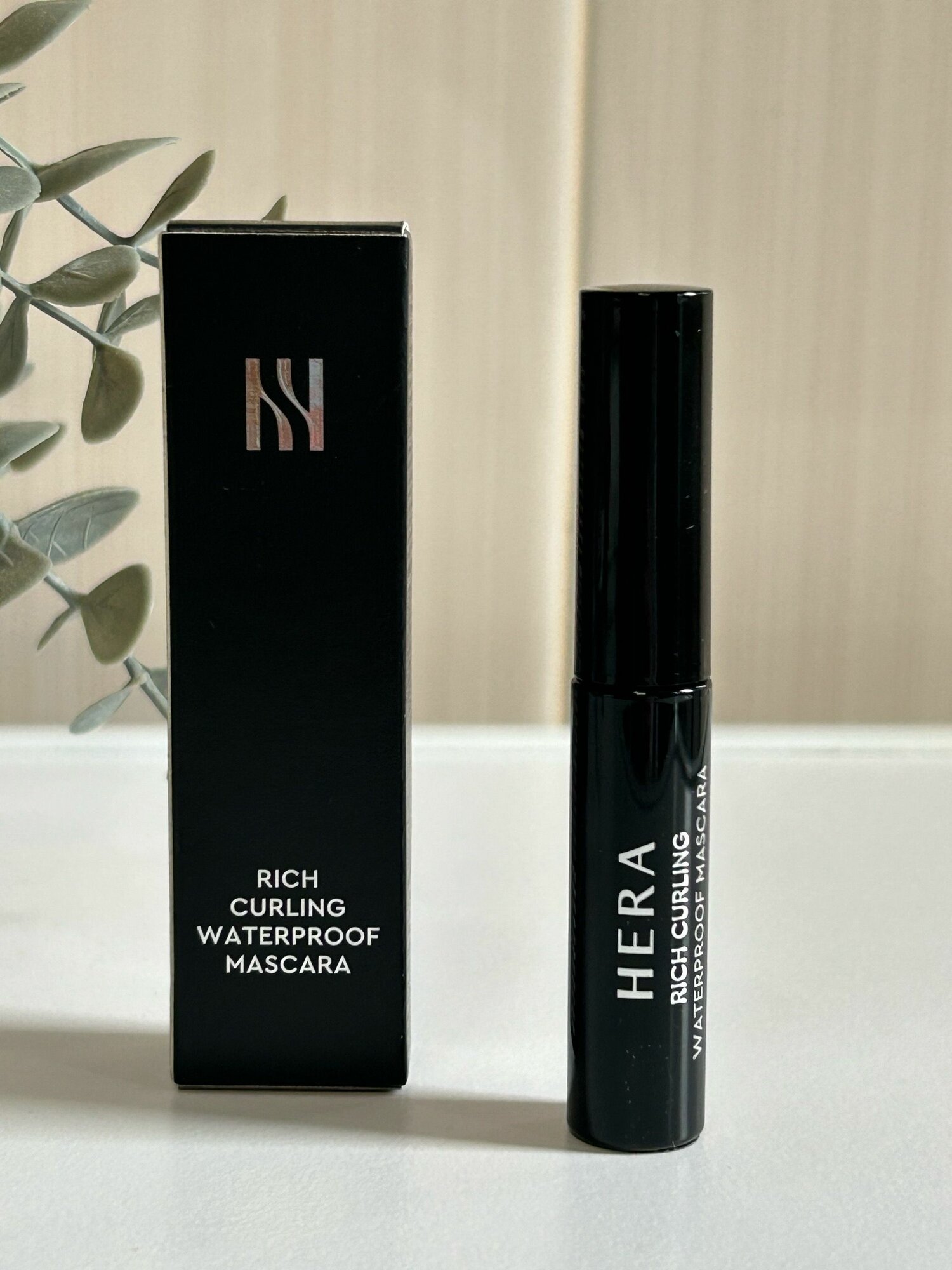 Корейская тушь премиальная водостойкая коричневая Hera rich curling waterproof mascara Brown 3g