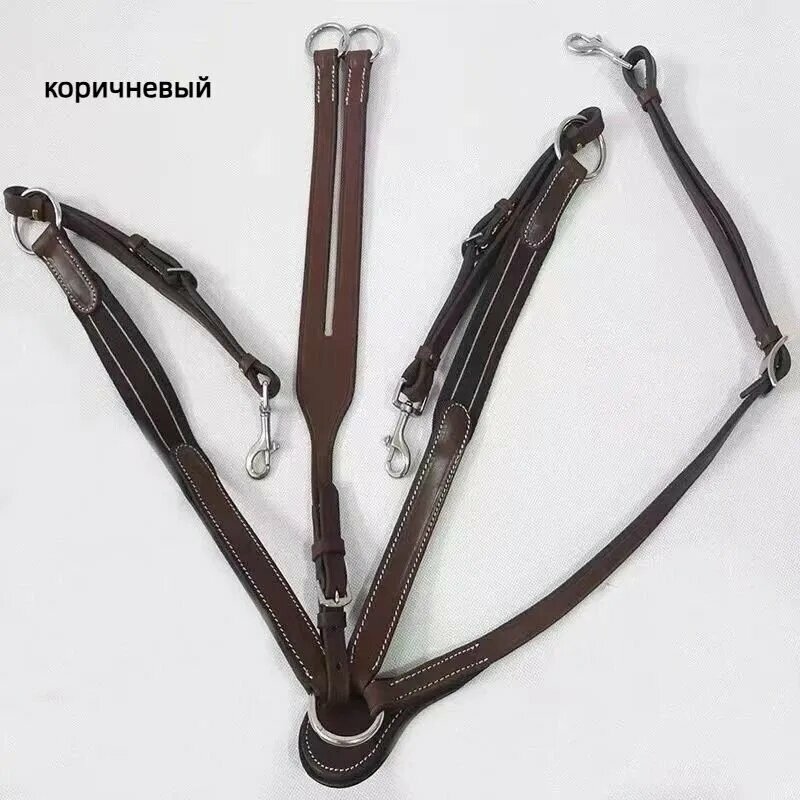 Мартингал с подперсьем "Ergonomic" , пятиточечный мартингал, для конного спорта