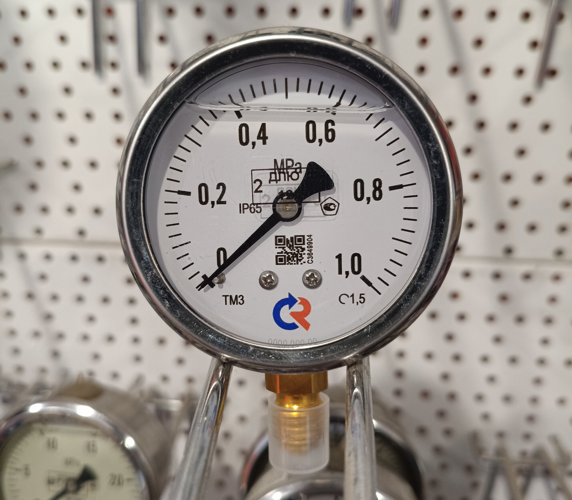 ТМ-320Р-1,0МПа-кл. т.1,5-М12х1,5 силикон, манометр виброустойчивый с заполнением, актуальная поверка