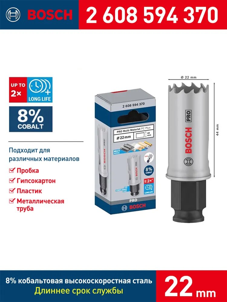 Аксессуары Bosch Серия Pro Профессиональная многоцелевая пила для отверстий