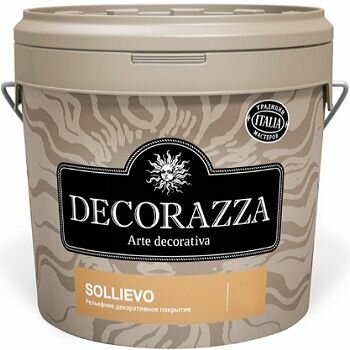 Краска Фактурная Decorazza Sollievo 15кг Рельефная / Декоразза Солльево