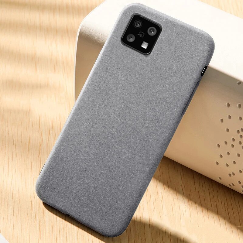 Серый силиконовый чехол Sharp Aquos Sense 5G