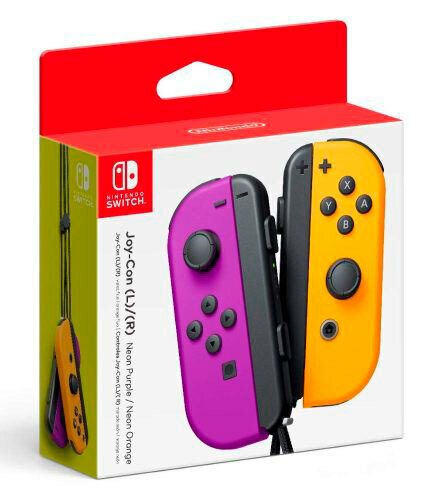 Набор из двух контроллеров Joy-Con Сontrollers (неоновый фиолетовый / неоновый оранжевый)